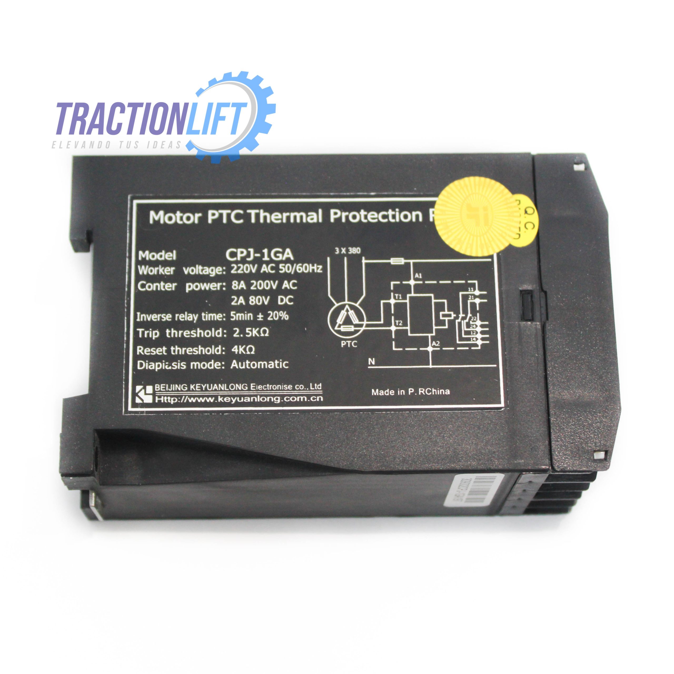 Relé Protección Termal de Motor PTC CPJ-1GA - Traction Lift